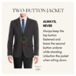 How to Button a Suit Jacket Correctly - Manners with Kristina